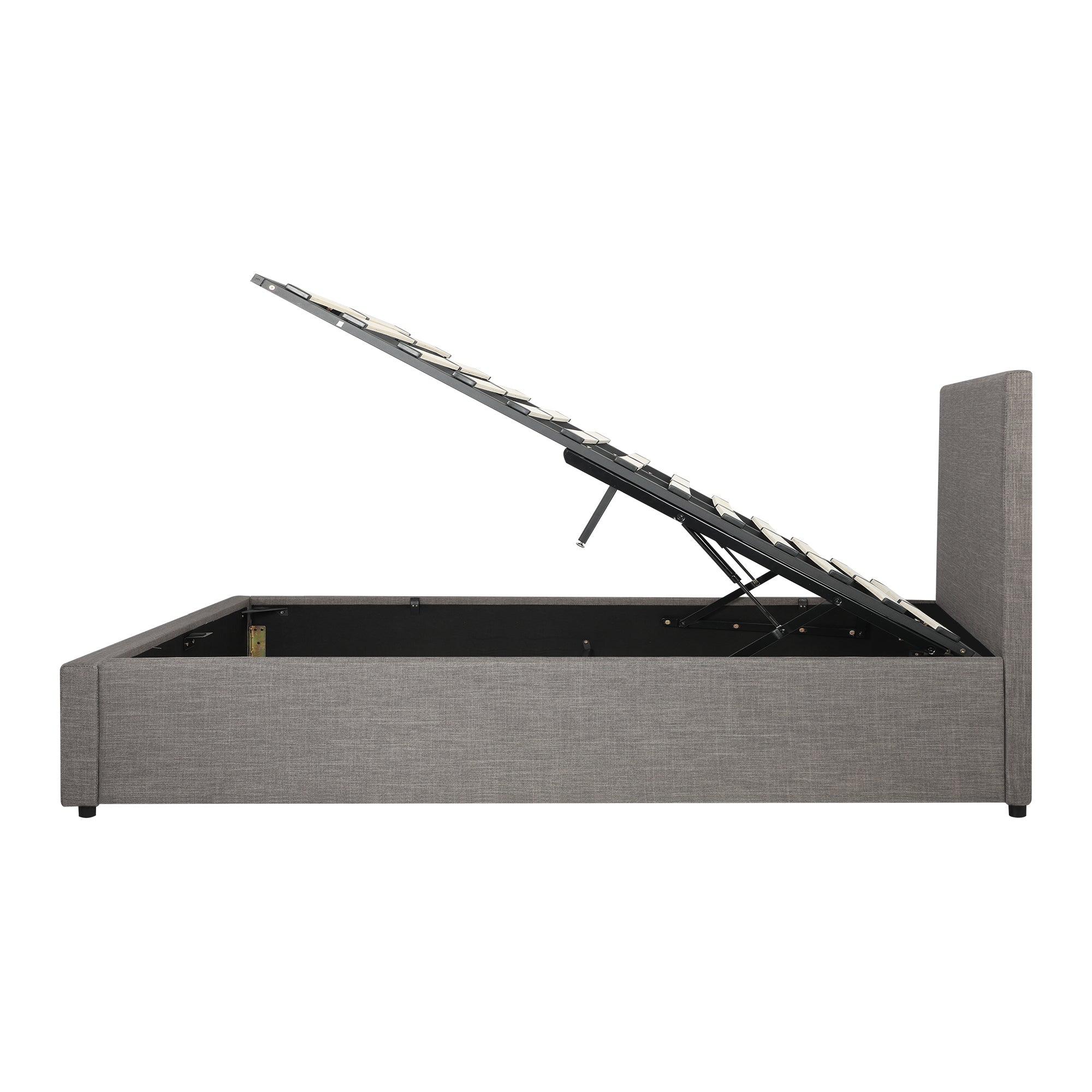 Premium Milano Fabric Gas Lift Storage Bed | Two In One Bed and Storag ...