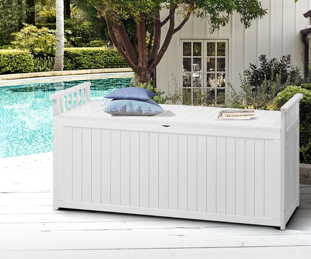 Two in One Extra Large 500L Outdoor Storage Box and Garden Bench | Pre ...