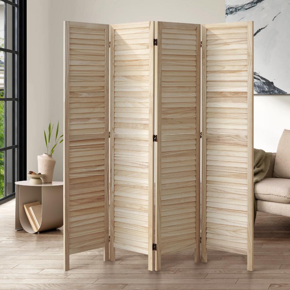 Amalfi Timber Louvre Room Divider & Privacy Screens | Timeless Room Pa ...