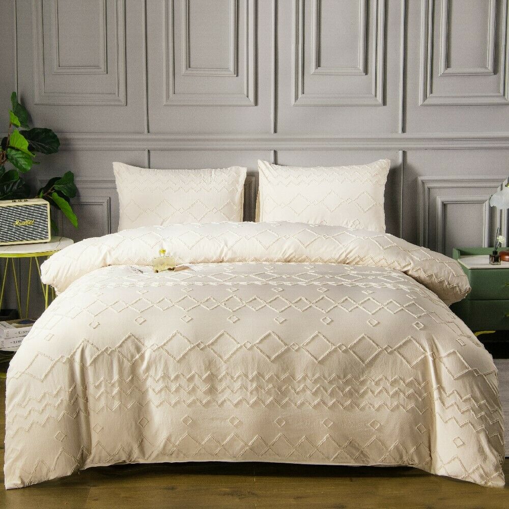 300TC Tufted Contemporary Quilt Cover Set – Ontrendideas Bed and Bath
